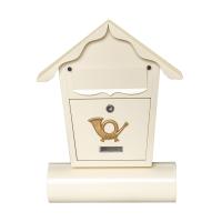 China Heavy Duty Steel Wall Mounted Mailbox 450x370x100mm Weatherproof Lockable with 2 Keys for sale