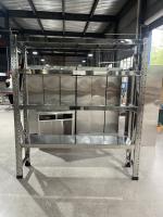 China Heavy Duty Steel Storage Racks 2000mm Height Adjustable Metal Shelving for Warehouse Industrial Use for sale
