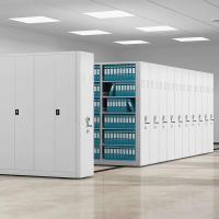 China Mobile Hanging File Compact Shelving System H2300mm Steel Storage with 85kg Load Capacity for sale