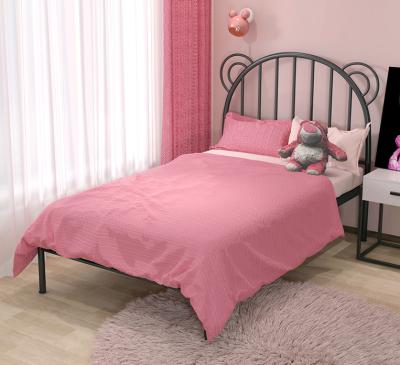 China Modern Nordic Metal Bed Frame with Panda Ear Headboard Minimalist Princess Style Iron Bed for Bedroom, Available in 1.5m and 1.2m Sizes for sale