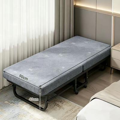 China Folding Nap Bed with Foam Mattress and Wheels for Office School Workplace for sale