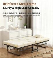 China Folding Nap Bed with Foam Mattress and Wheels for Office School Workplace for sale