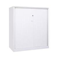 China Steel Lockable Filing Cabinets with Rolling Tambour Door and Customizable Shelves Providing Secure and Organized Storage for Workplace Documents for sale