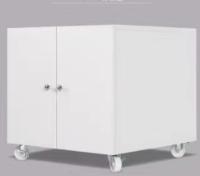 China Mobile Steel Printer Cabinet with Lockable Storage Drawer and Rolling Casters Metal Office Printer Stand for Home and Workplace Use for sale