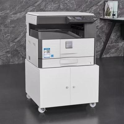 China Low-Profile Mobile Steel Printer Cabinet with Rolling Casters, Compact Metal Printer Stand for Office Equipment Organization and Space-Saving Storage for sale