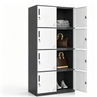 China 8 Door Steel Locker Cabinet with Individual Compartments Metal Employee Changing Room Locker for Schools Gyms,、 Factories and Staff Rooms for sale