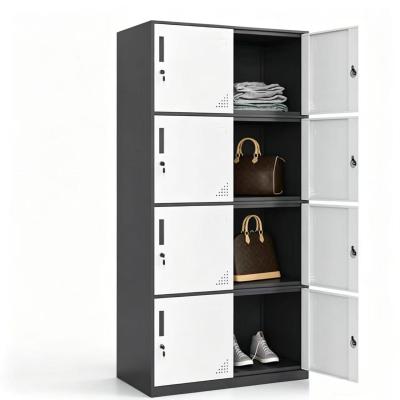 China 8 Door Steel Locker Cabinet with Individual Compartments Metal Employee Changing Room Locker for Schools Gyms,、 Factories and Staff Rooms for sale