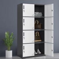 China 8 Door Steel Locker Cabinet with Individual Compartments Metal Employee Changing Room Locker for Schools Gyms,、 Factories and Staff Rooms for sale