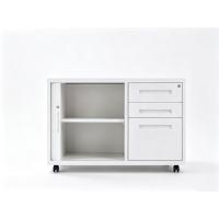 China Multi Functional Steel Roller Shutter Mobile Storage Cabinet with Adjustable Shelves and Lockable Door for sale