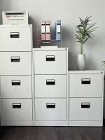 China 4-Drawer A4 Steel Filing Cabinet with Lock for FC Hanging File Storage and Office Document Organization for sale