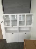 China teel Office Filing Cabinet with Hollow Structure for Document Storage for sale