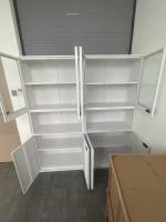 China teel Office Filing Cabinet with Hollow Structure for Document Storage for sale