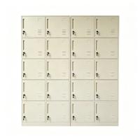 China 10 Door Metal Locker Cabinet with Multiple Compartments for Office and Employee Storage for sale