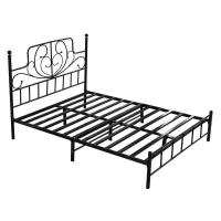 China Single Metal Bed for Staff Dormitories Factory Direct Steel Bed in Multiple Sizes for sale