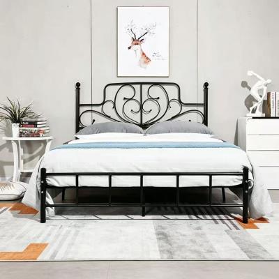 China Single Metal Bed for Staff Dormitories Factory Direct Steel Bed in Multiple Sizes for sale
