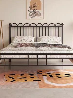 China French Vintage Metal Bed Frame with Bold Minimalist DesignElegant Iron Bed for Modern and Classic Bedrooms for sale