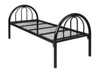 China KD Metal Single Bed 1900x900mm Space Saving Home Furniture Steel Bed for sale