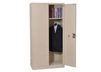 China Steel Metal Wardrobe Closet 0.274m3 H1800 W850 D390mm Office Storage Cabinet for sale