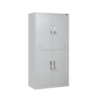 China 4 Door Steel Locker Cabinet H1800 W900 D420 Powder Coating Metal Storage for sale
