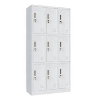 China Muchn 9 Door Metal Storage Locker H1800xW900xD450mm for Garage Gym School for sale