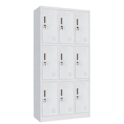 China Muchn 9 Door Metal Storage Locker H1800xW900xD450mm for Garage Gym School for sale