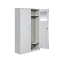 China 2 Door Metal Storage Locker Cabinet 1850x900x450mm 0.6mm Steel for sale
