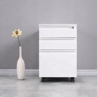 China Assembled Steel 3 Drawer Mobile Pedestal H600 W390 D500mm A4 File Cabinet for sale