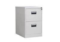 China Knock Down Metal Drawer Cabinet 2 Drawer H731xW452xD620mm Filing Cabinet for sale