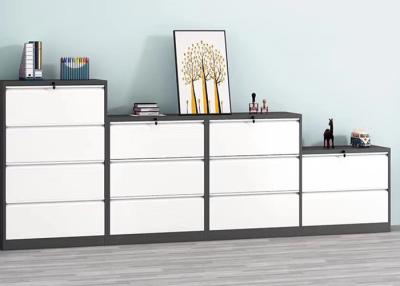 China KD Metal Drawer Cabinet 4 Drawer Steel Filing Cabinet H720mm Cold Rolled Steel Q235 for sale