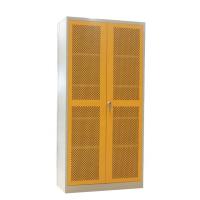 China Lockable 2 Swing Door Filing Cabinet H1850mm SPCC Steel Mesh Storage for sale