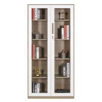 China Glass Door Lockable Filing Cabinet H1850xW900xD400mm Cold Rolled Steel Office Storage for sale