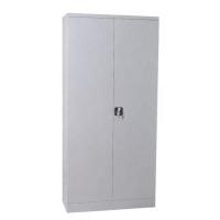 China Knock Down Steel Filing Cabinet 0.12cbm Lockable 2 Door Office Storage H1800mm for sale