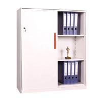 China Knocked Down Sliding Door Lockable Filing Cabinet H1090xW900xD400mm Steel for sale