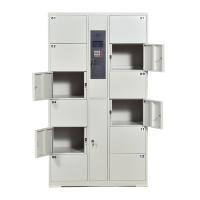 China Smart Electronic Locker 12 Compartment H1800mm for Gym School Supermarket for sale