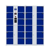 China Powder Coated Smart Electronic Locker 24 Doors H1800mm Cold Rolled Steel for sale