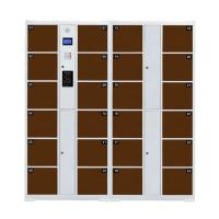 China ODM Outdoor Smart Electronic Locker Wardrobe for Parcel 24 Compartments H1800mm for sale
