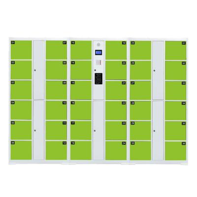 China Automatic RAL Color Metal Smart Package Locker 36 Compartments H1800mm for sale
