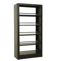 China 80kg per Layer Double Sided Movable Bookcase Metal Shelves H2000mm W1000mm D450mm for sale