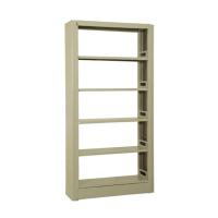China 6 Layer Steel Book Rack 2000mm Height Moistureproof Library Bookshelf for sale