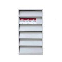 China Powder Coating SPCC Metal Rack Bookshelf H2000mm for Document Storage Office Library for sale