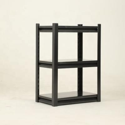 China 3 Layer Steel Plate Rack 200kg Capacity Adjustable Metal Shelving for Warehouse Storage for sale