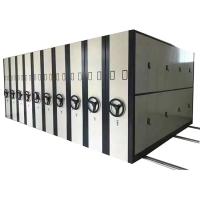 China Manual Mass Movable Shelving System H2300mm W900mm D560mm for School Library for sale