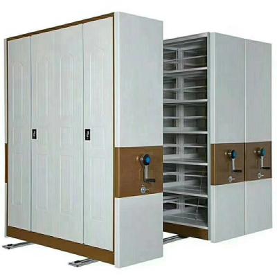 China 0.8mm Steel KD Structure 6 Layer Office Mobile Shelving 2300x900x560mm for sale