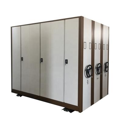 China HUADU Mobile File Shelving System H2300mm Heavy Duty Storage Rack 80kg Load for sale