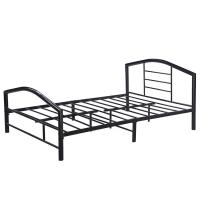China Durable Metal Single Bed 1900x900mm for Staff Dormitory Adult for sale