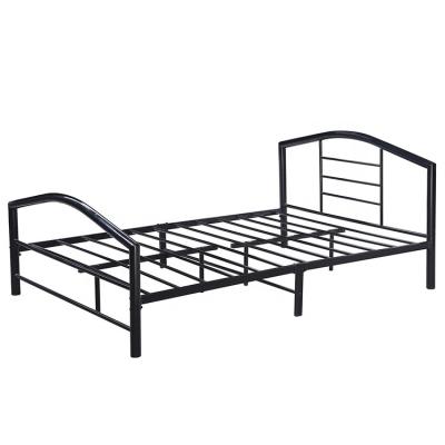 China Durable Metal Single Bed 1900x900mm for Staff Dormitory Adult for sale