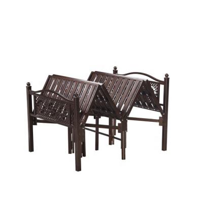 China Factory Wholesale Metal Single Bed with Storage for Apartment Steel Frame Folding Bed for sale