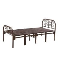 China Knock Down Metal Single Bed for Adults 1900x900mm Dormitory Furniture for sale