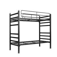 China Twin Metal Bunk Bed Frame with Ladder 1900x1650x900mm Heavy Duty for sale