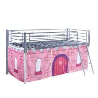 China Powder Coating Double Bunk 2000*900*1500mm Metal Frame Loft Bed for sale